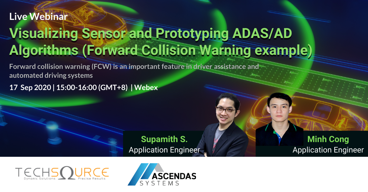 [Webinar] Visualizing Sensor and Prototyping ADAS/AD Algorithms (Forward Collision Warning example)